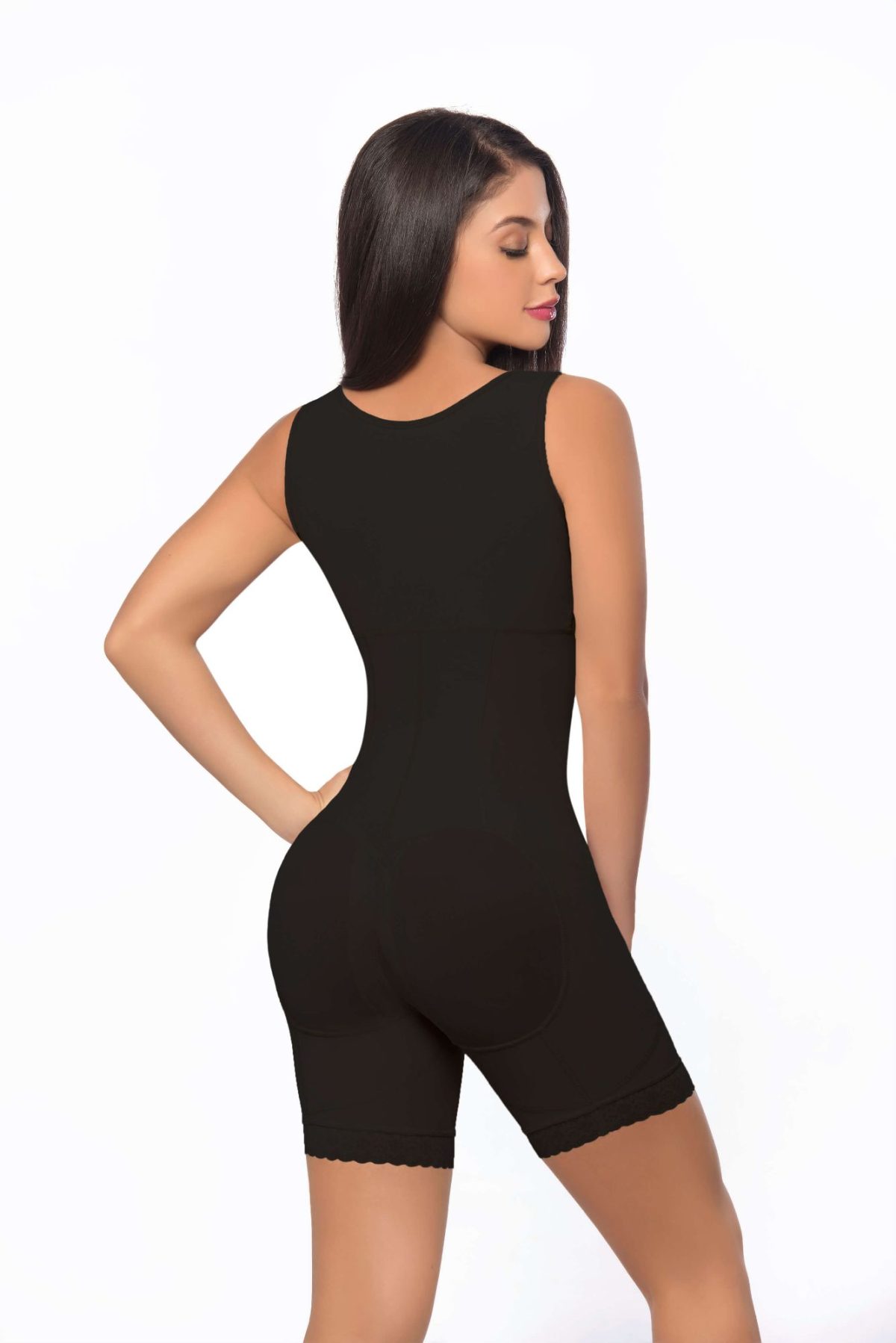black-braless-full-body-mid-thigh-faja-3 - Contour Fajas
